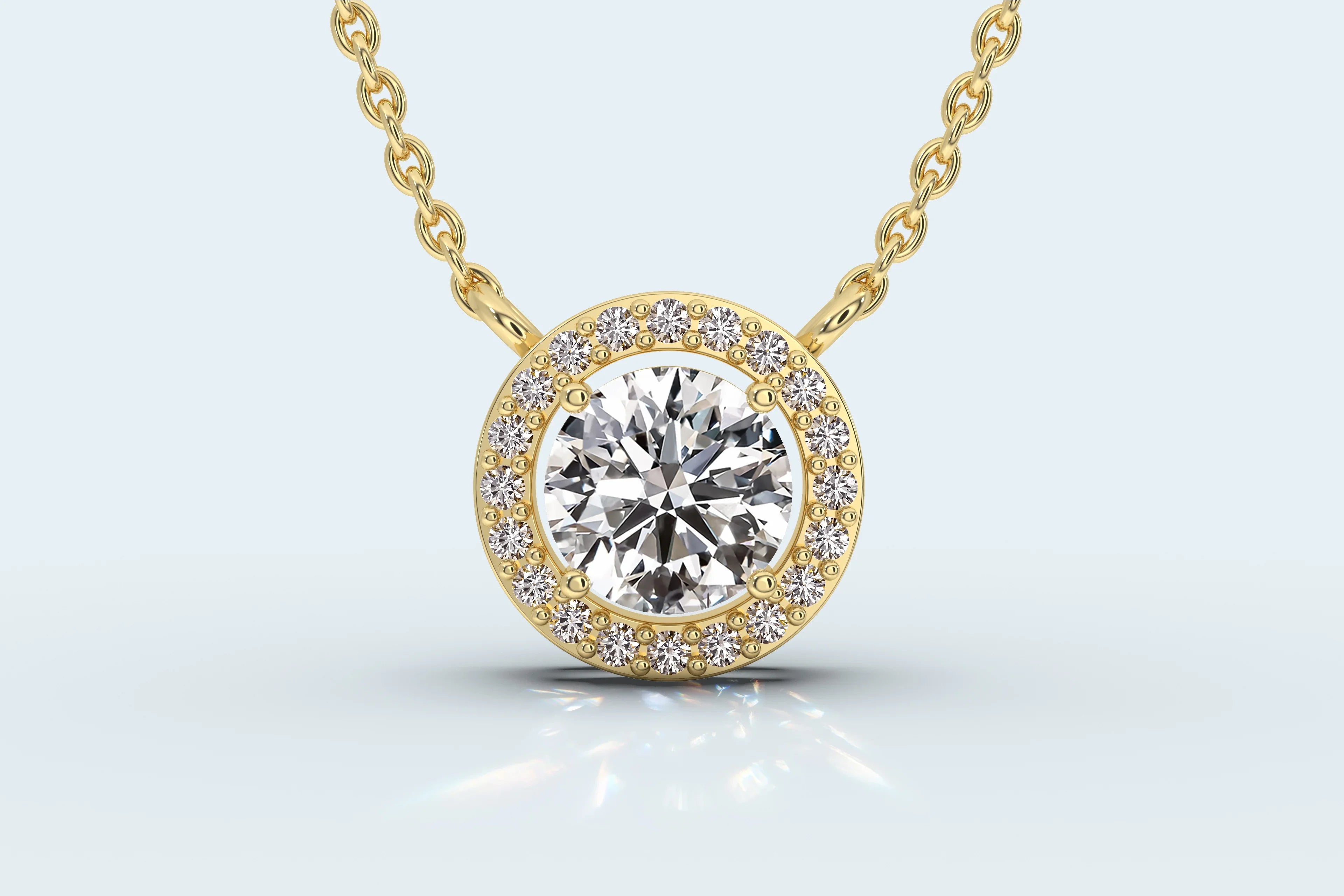 Buy Moissanite Pendants online from Diamondrensu