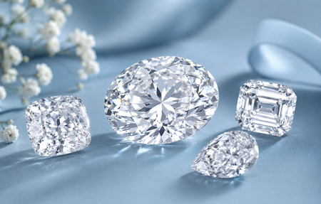 Buy Lab Grown Diamond 6 CT Oval Hidden Halo Engagement Ring | Diamondrensu