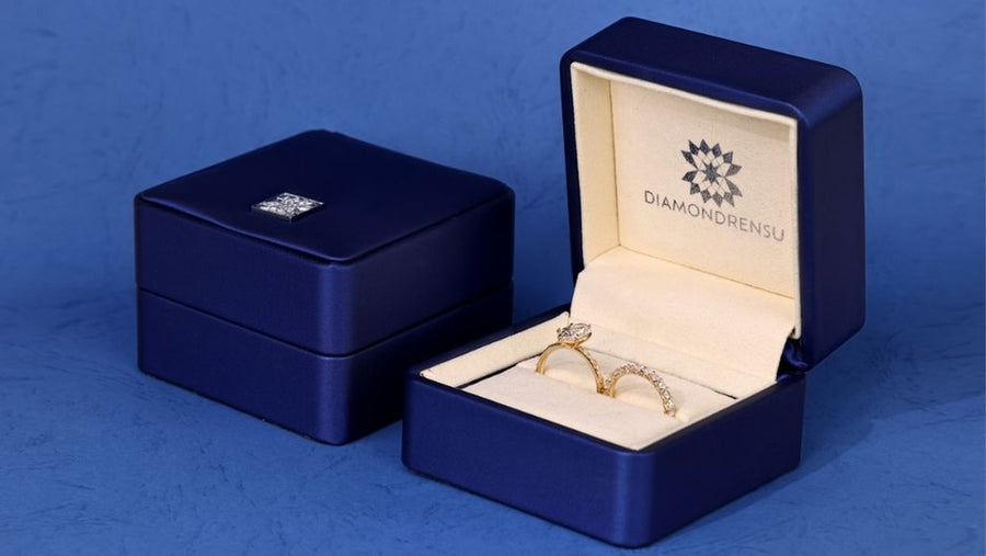 Round Diamond Gold Wedding Band | Diamondrensu