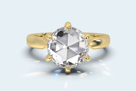 Shop Radiant and Trapezoid Cut 3 Stone Ring